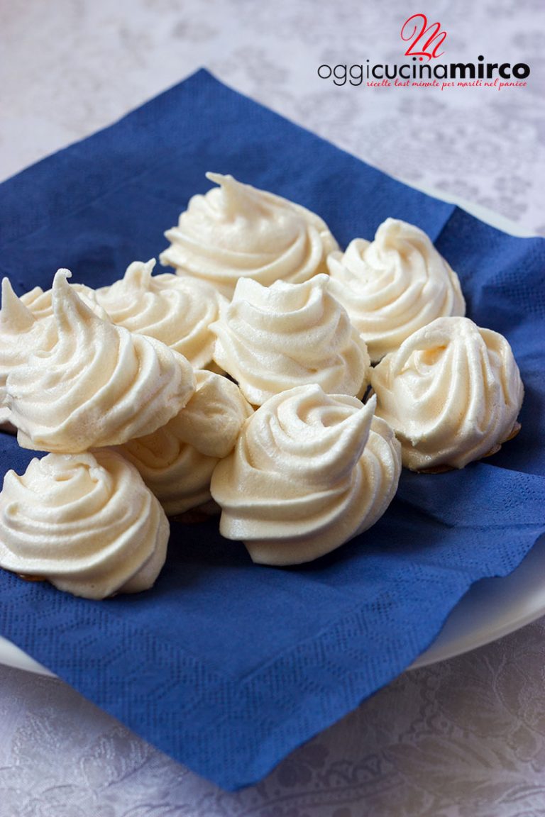 Meringhe francesi, ricetta ottima | Oggi Cucina Mirco